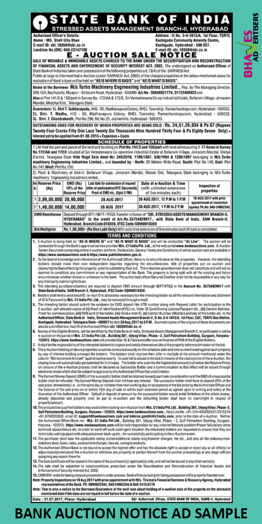 Book Public Notice Ad in Newspapers at Lowest Ad Rates